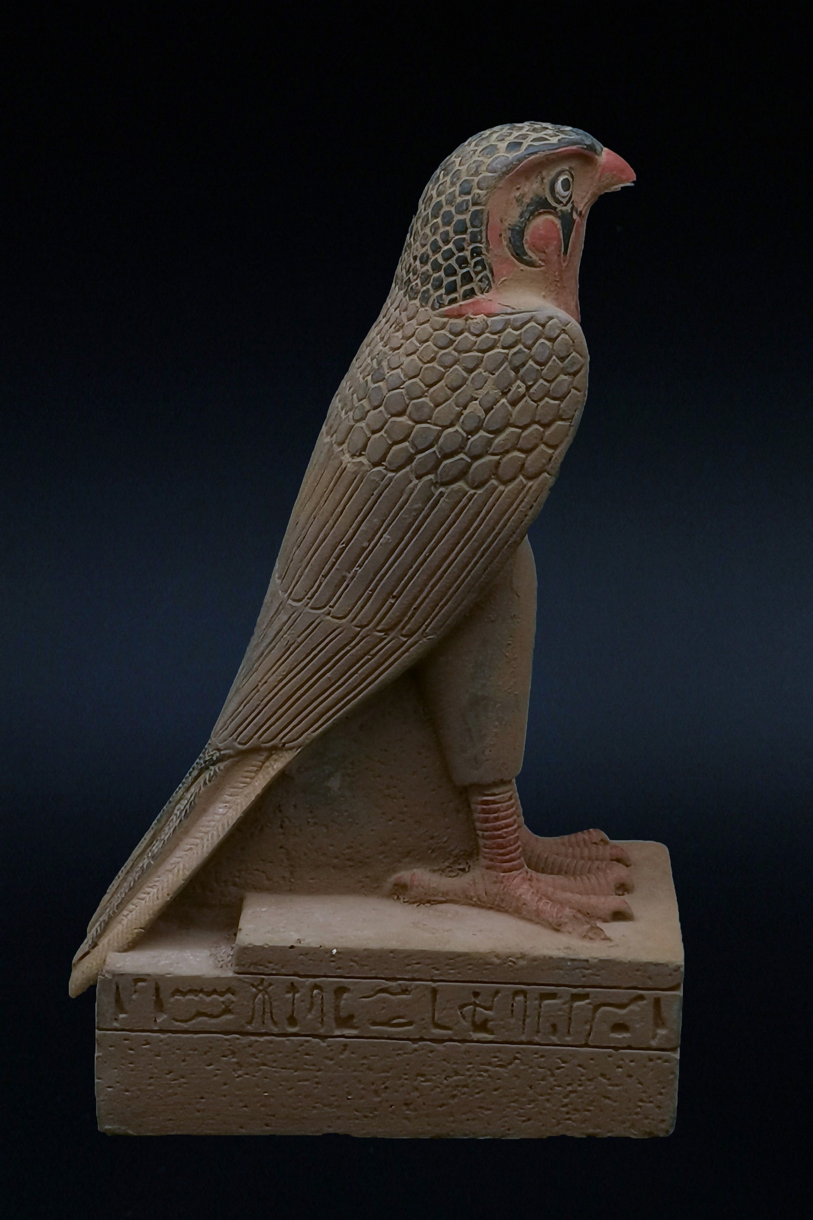 Faucon égyptien Oiseau Dieu Horus Statue grande pierre lourde - Etsy France