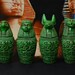 Set of Four Canopic Jars Organs Sculpture With Hieroglyph Unique ...