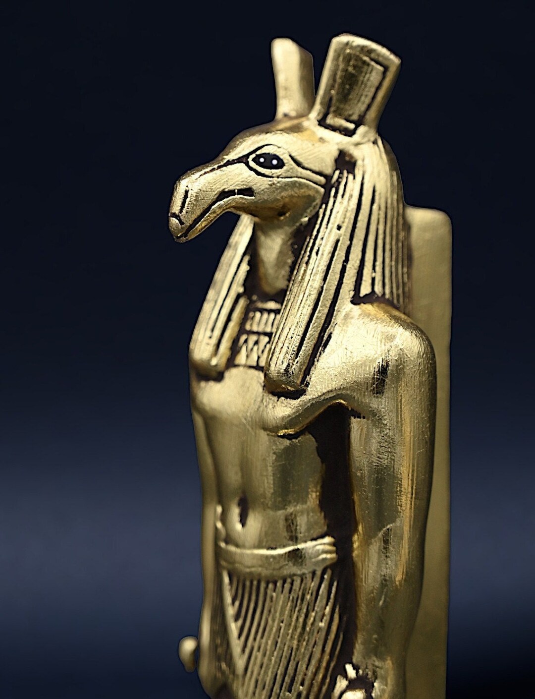 Seth - Large Statue of God of War Seth Made From Heavy Stone With an ...