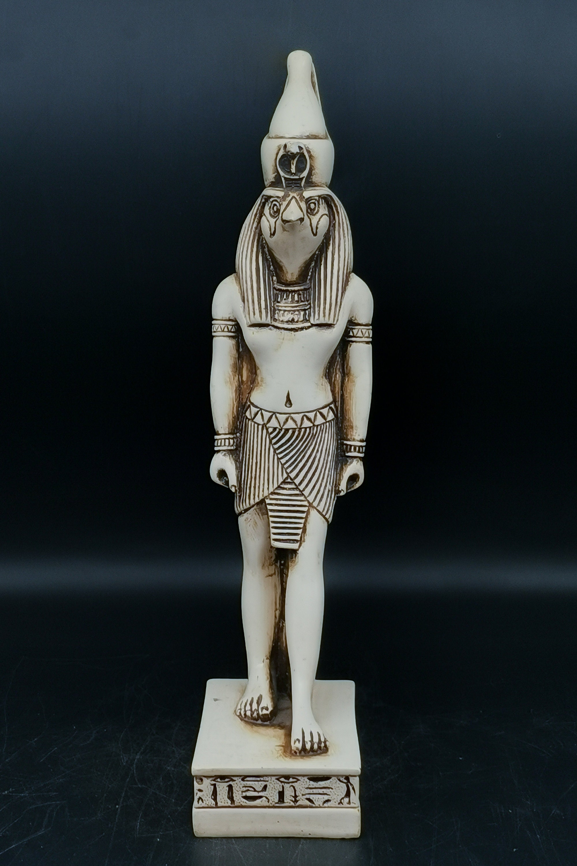 Egyptian Statue of God Horus solid stone 2 size made in | Etsy