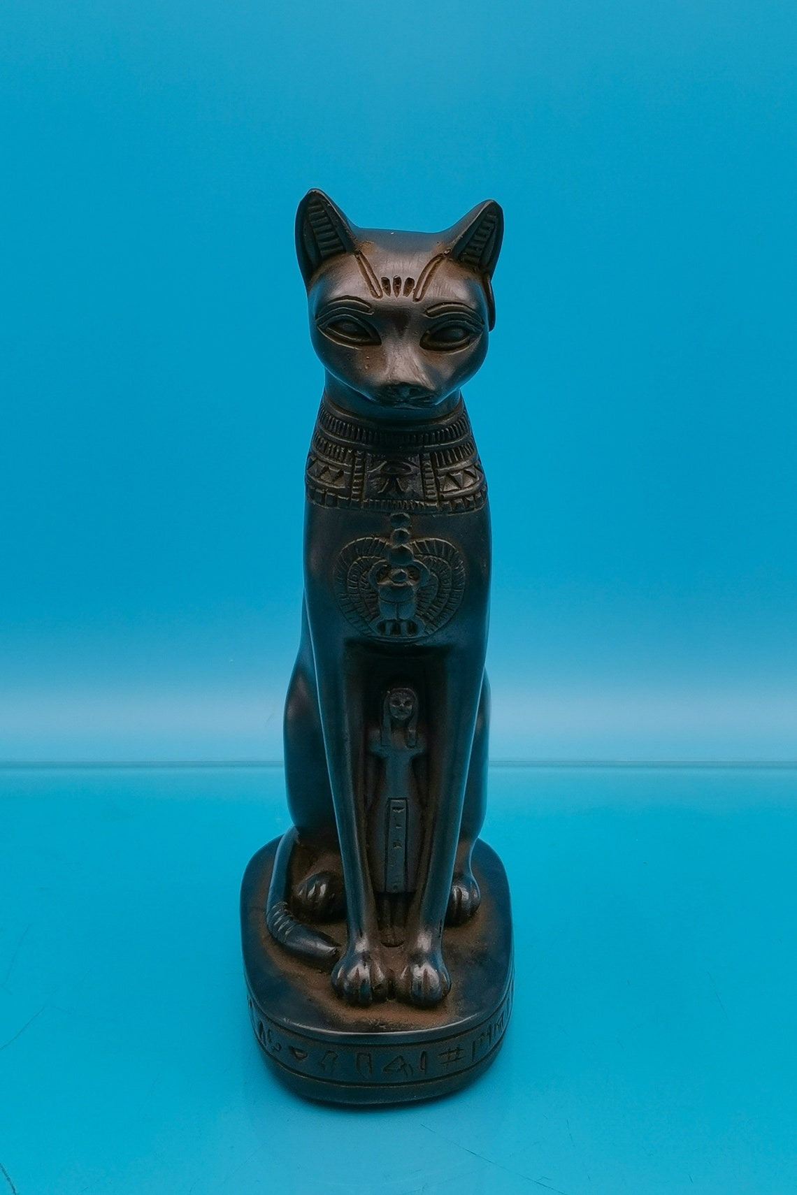 Egyptian Goddess Bastet Cat Statue Made in Egypt | Etsy