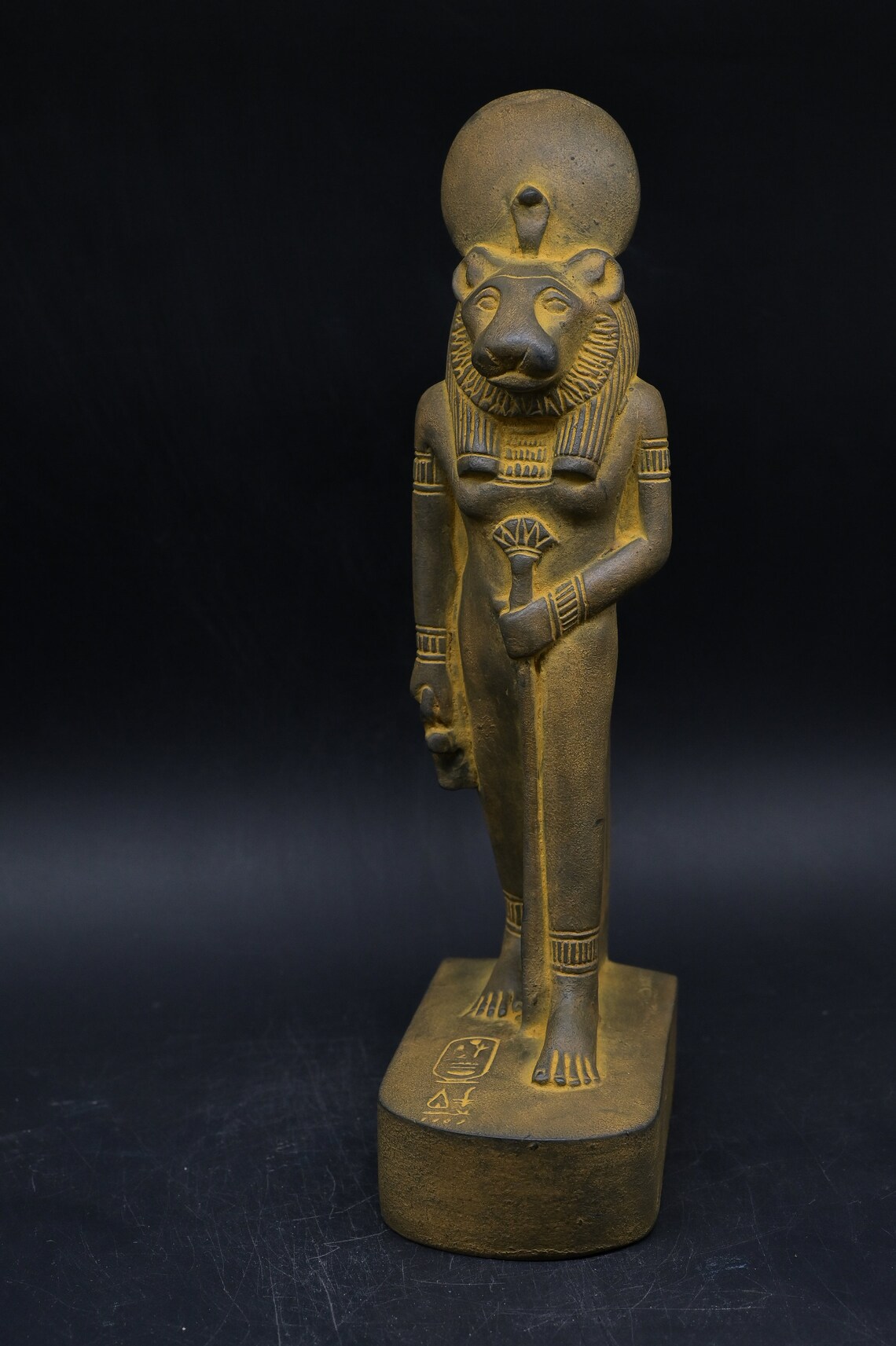Statue of Egyptian Art Goddess Sekhmet Lady of War Heavy Stone Made in ...