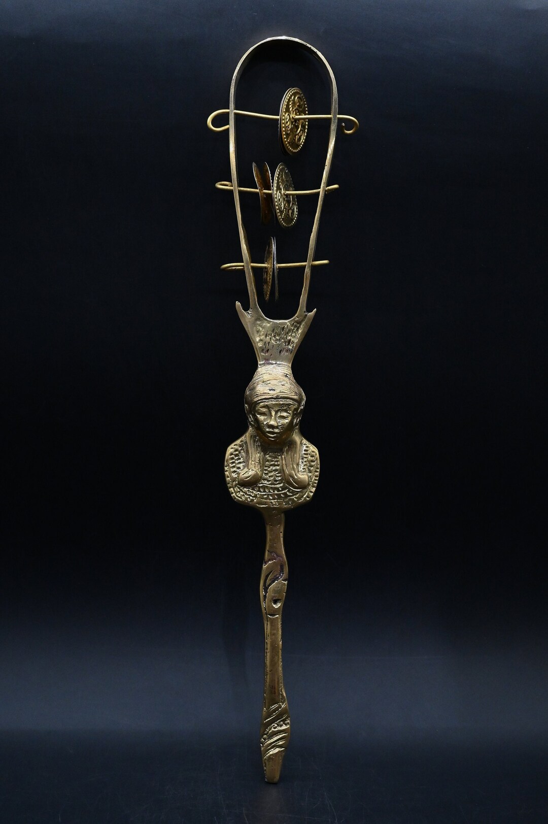 Egyptian Handmade Copper Sistrum musical Instrument Replica - Etsy