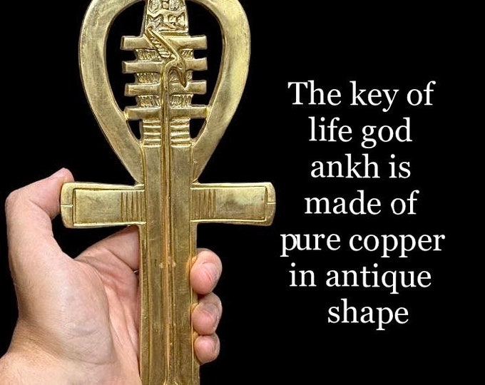 The Golden Ankh for Healing and Activation Work - 14k Gold Coated ...