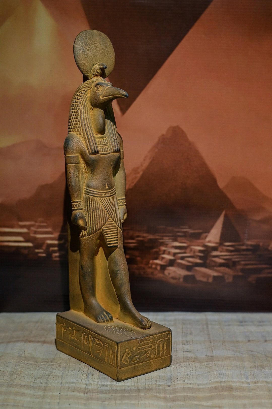 Egyptian Statue of Thoth Ancient Egyptian God of Wisdom Stone Made in Egypt - Etsy
