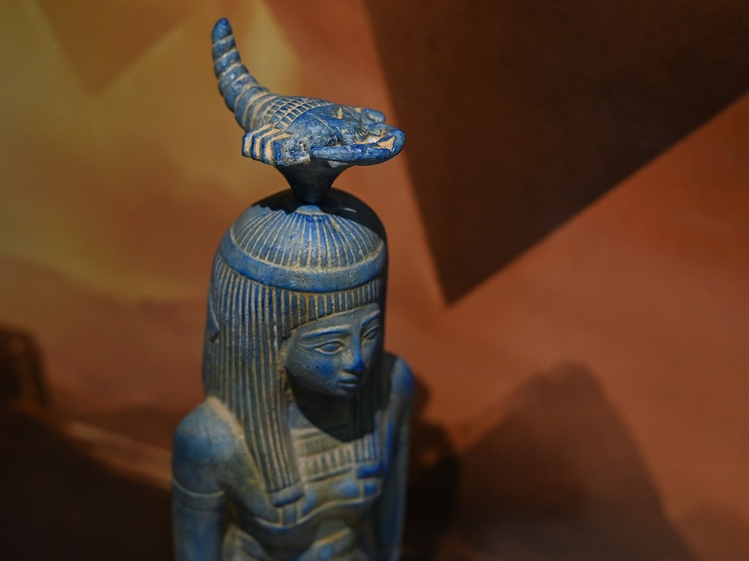 Hand Carved Stone Statue of Goddess Serqet - Egyptian Decor - Etsy