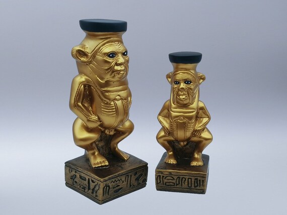 Egyptian Statue of God Bes the Dwarf Protector of Households - Etsy