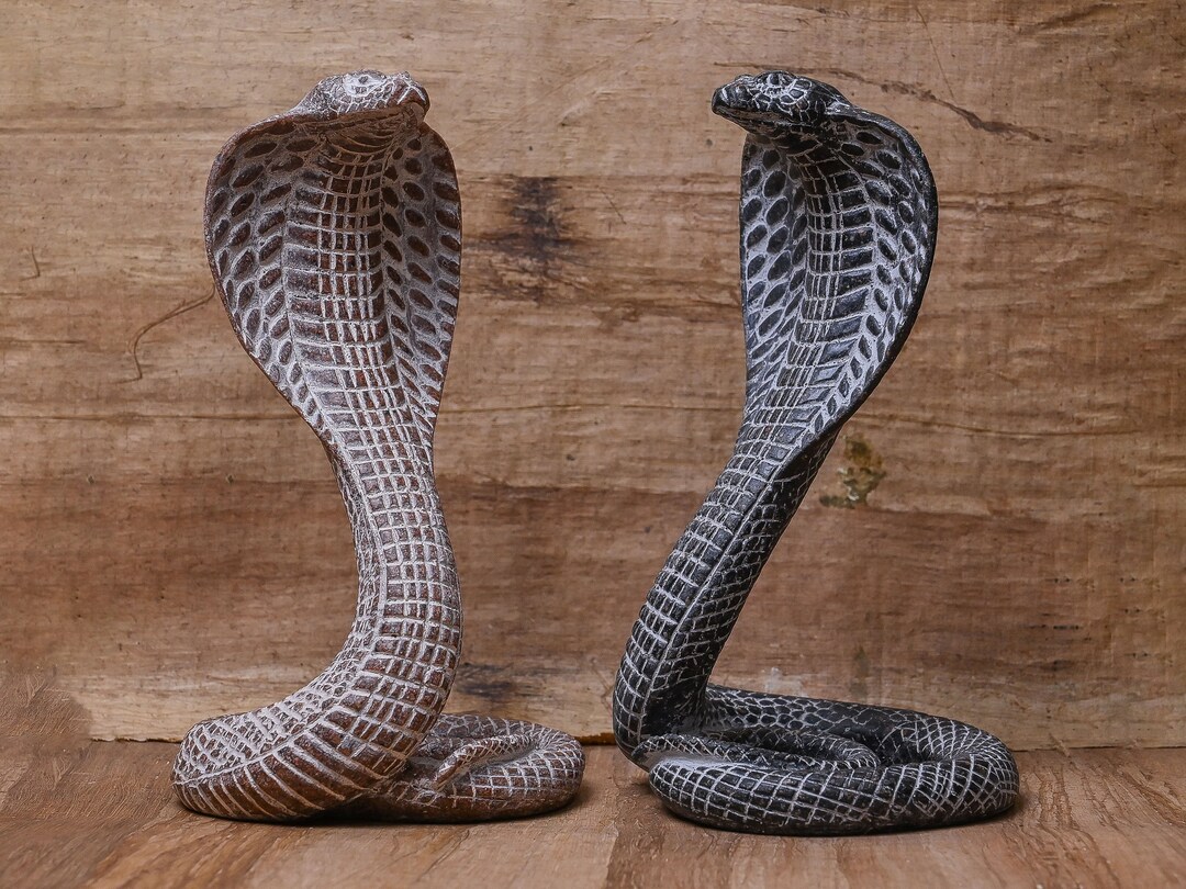 Wadjet Cobra Statue: Egyptian Goddess Granite Stone - Etsy