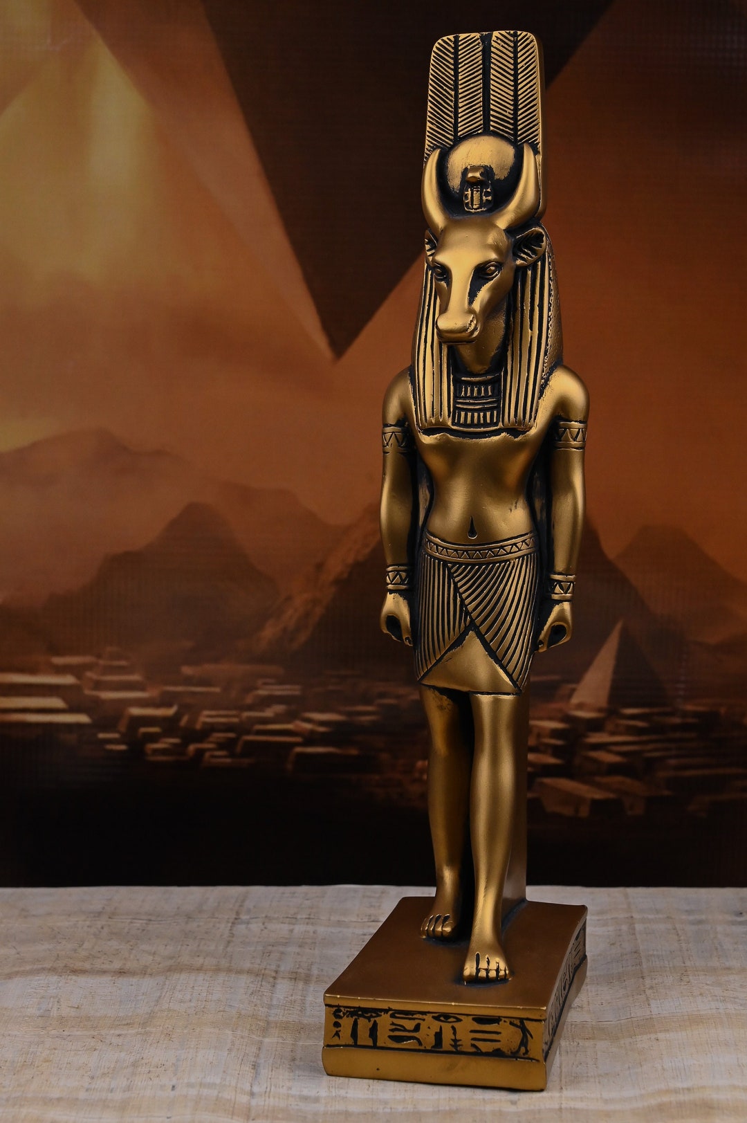 Montu Fabulous Statue of God Montu ,god of War in a Human Body and Bull ...