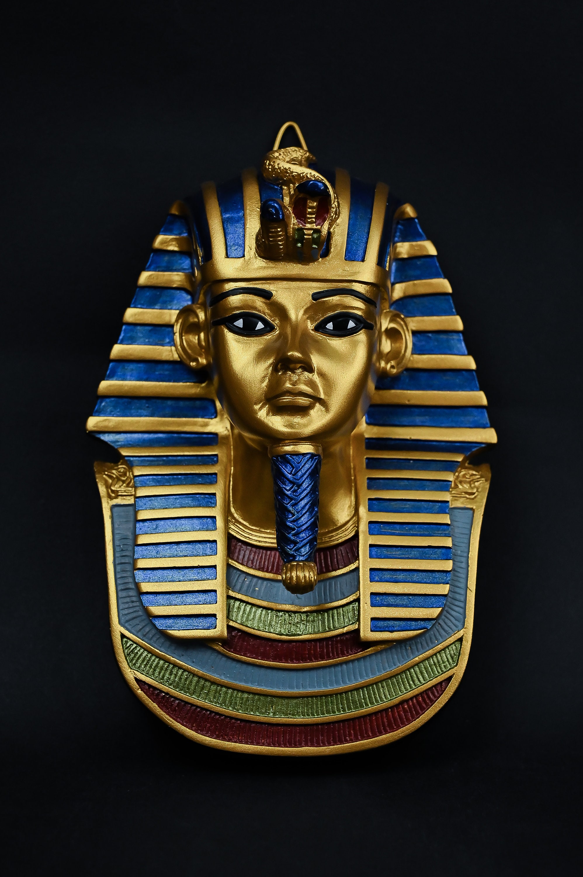 Unique Ancient Egyptian King Tutankhamun Hand Painted Heavy Made in ...