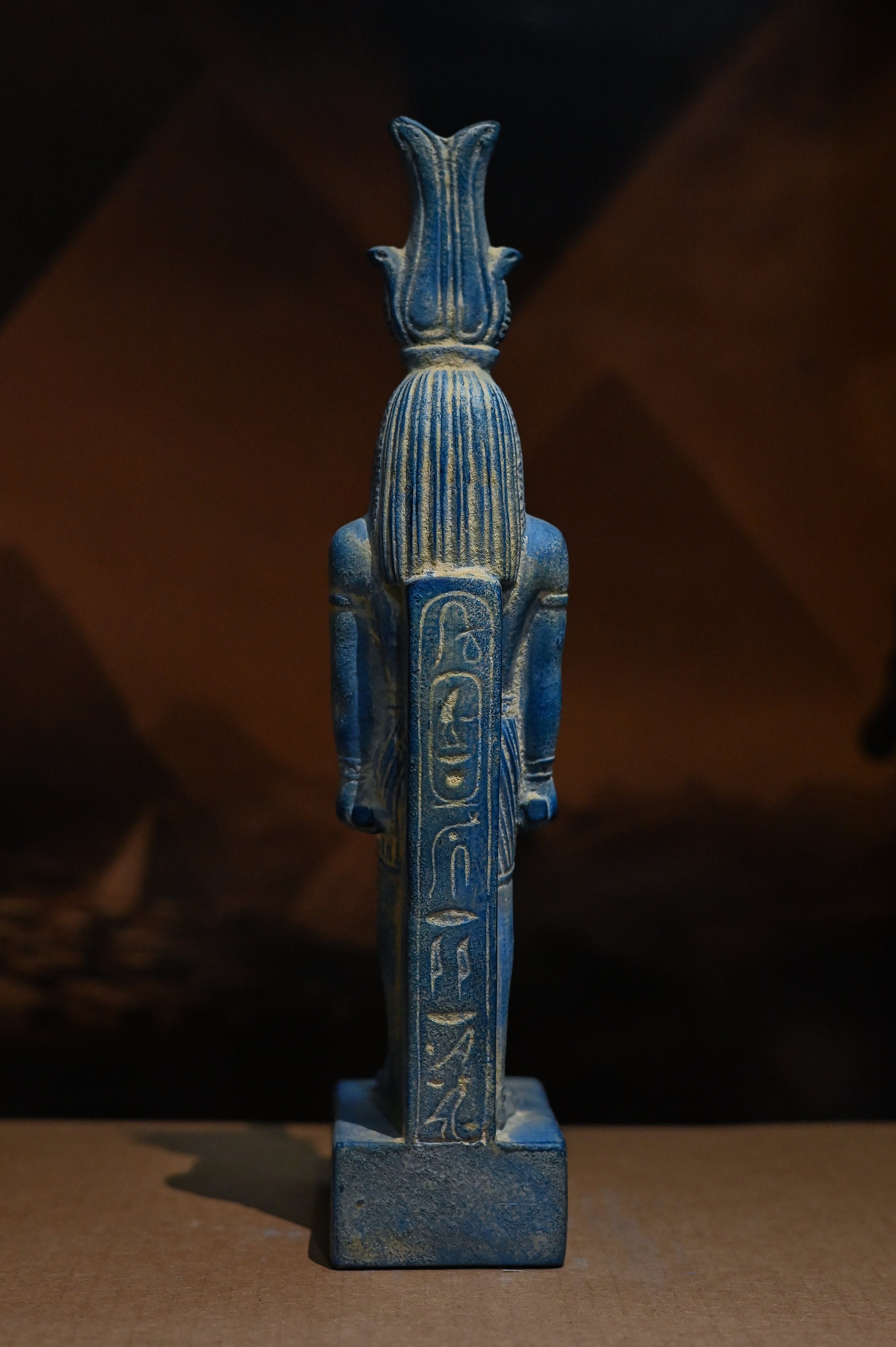 Statue of Ancient Egyptian Art Sobek Crocodile God of the Nile Stone ...