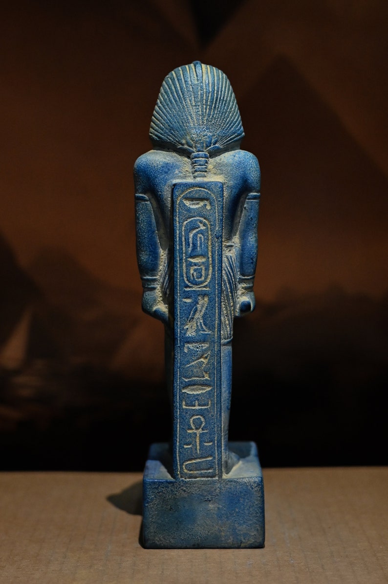 Unique Statue of Egyptian Art Pharaoh King Tutankhamun Stone - Etsy