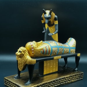 Ancient Egyptian Anubis Embalming Pharaoh Mummy Statue Classical ...
