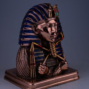 Unique Ancient Egyptian Statue of King Tutankhamun Head Statue Made in ...