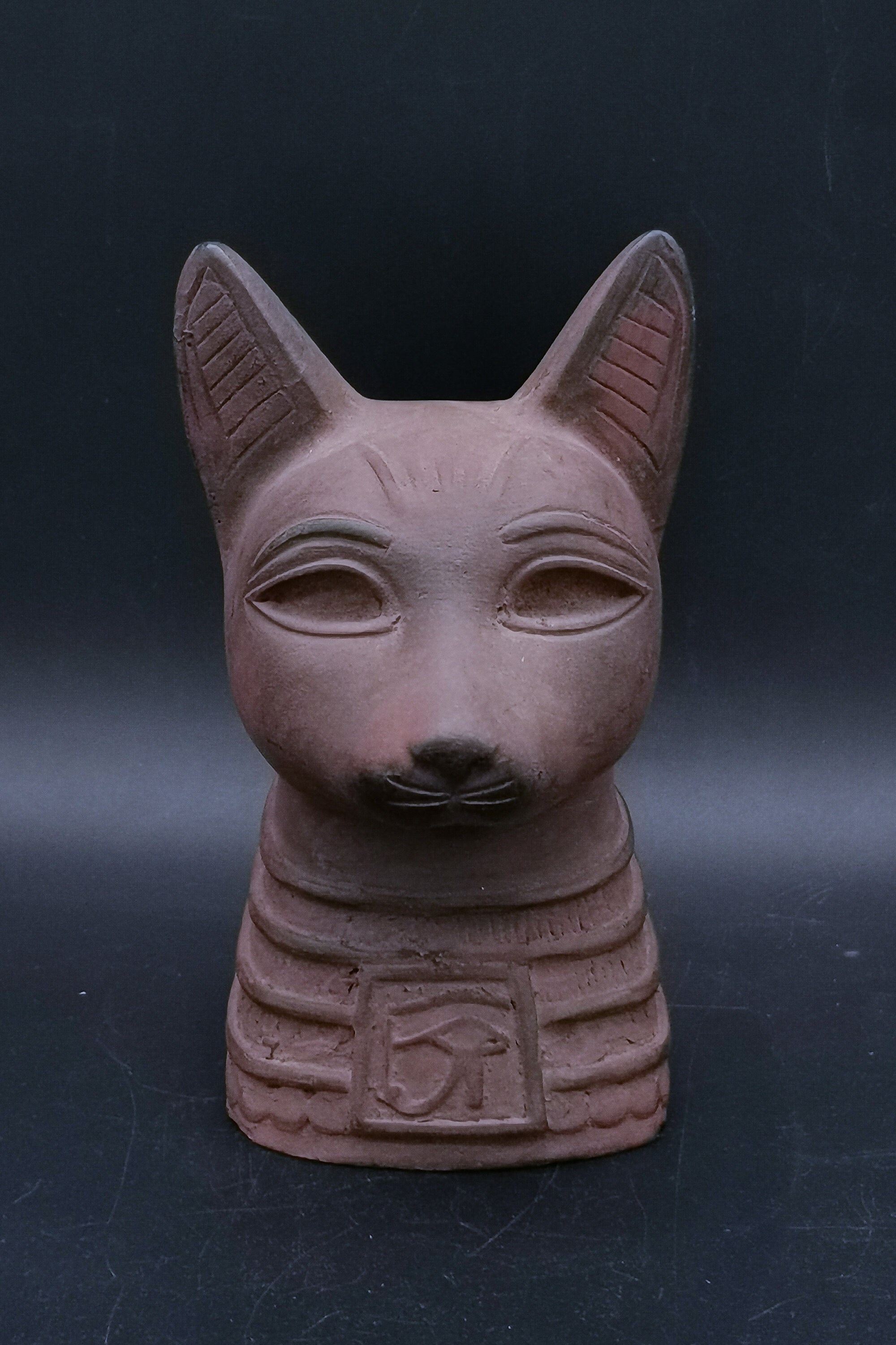 Egyptian Statue of Goddess Bastet Cat Head Stone Made in Egypt - Etsy