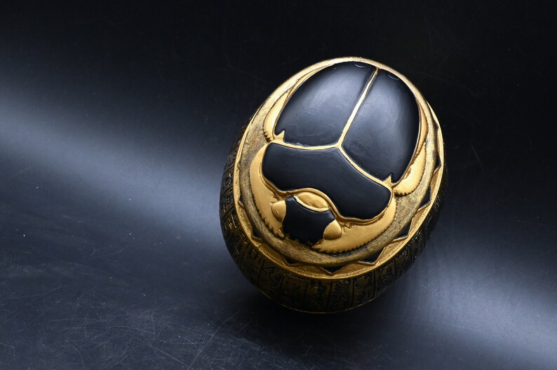 Egyptian Art Box Serket the Scorpion Goddess Sculpture 3 Style Stone ...