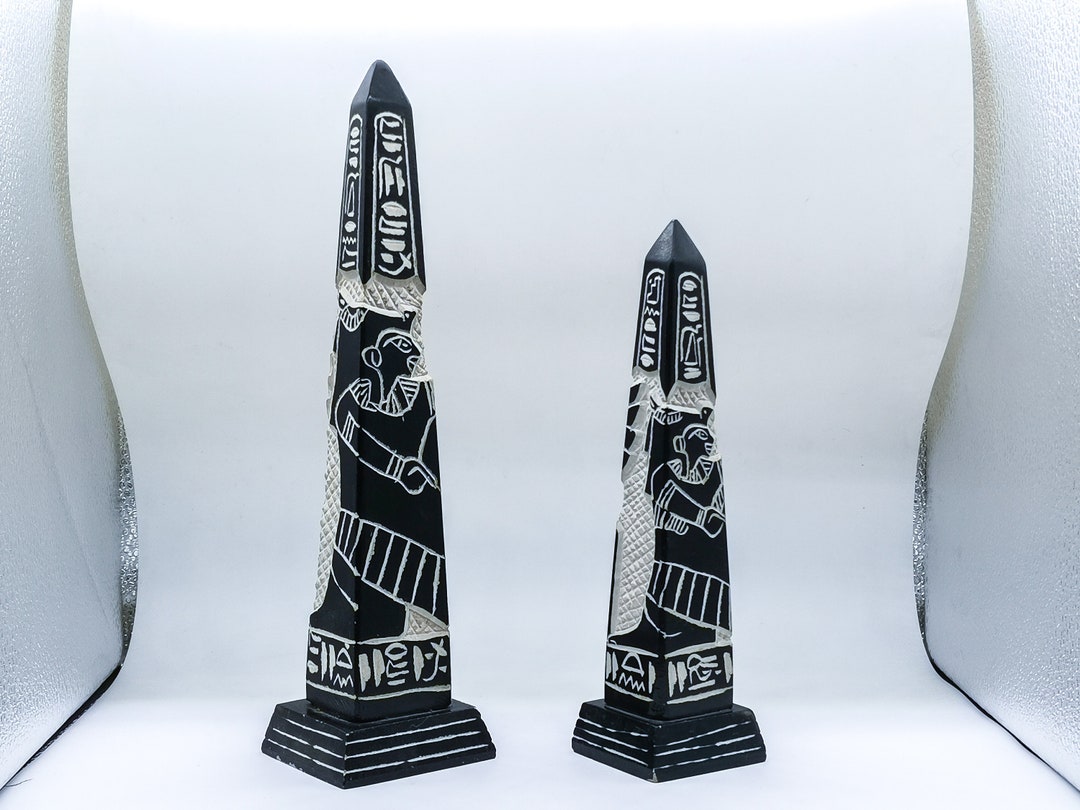 Wonderful Isis Obelisks Engraved With Words in Ancient Egyptian ...