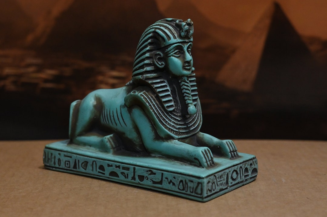Unique Handmade Egyptian Statue of Sphinx Large Heavy Stone Made in ...