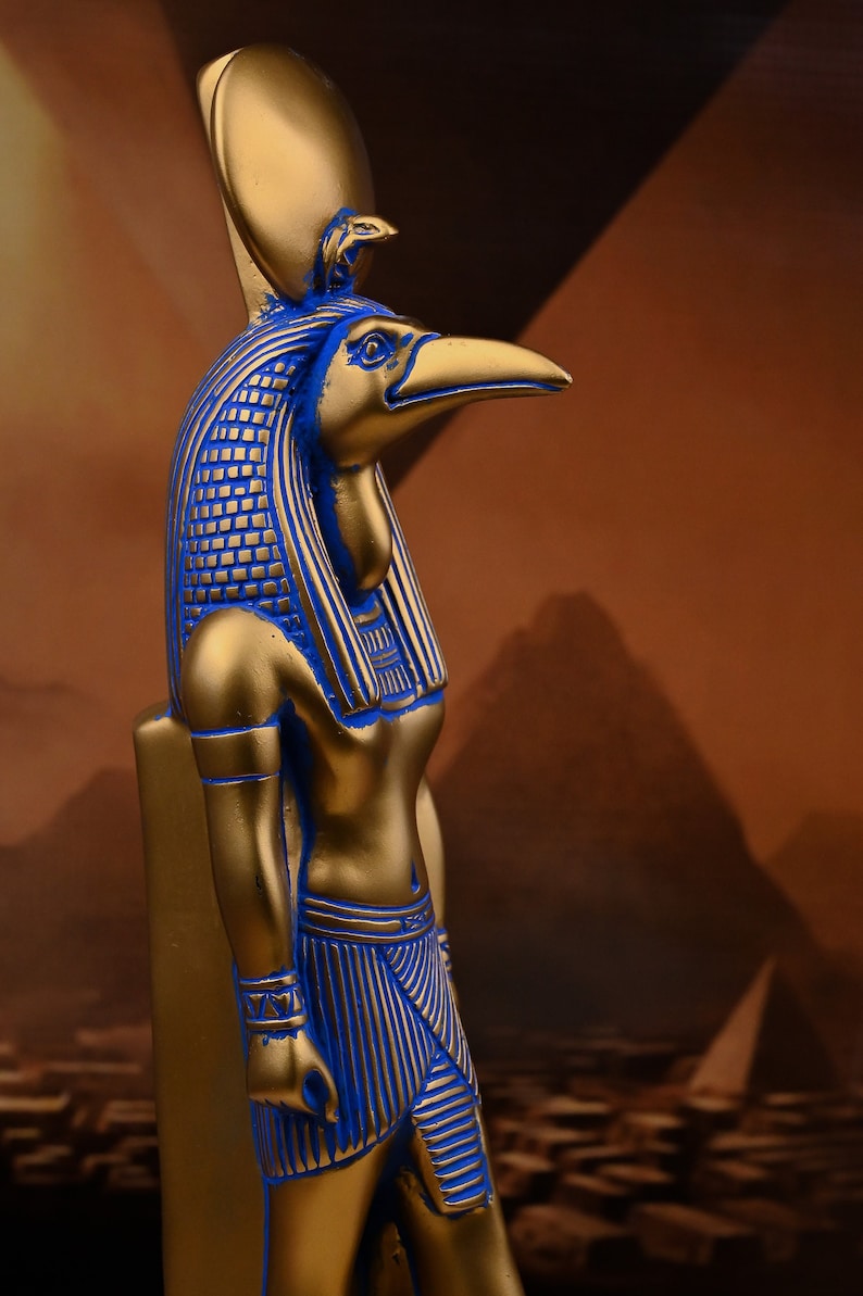 Egyptian Statue of Thoth Ancient Egyptian God of Wisdom and - Etsy