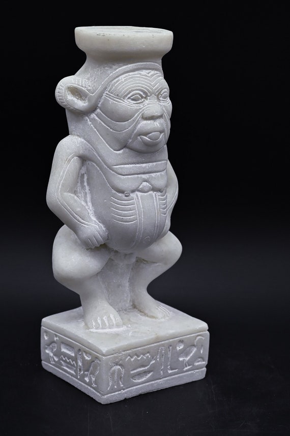 Egyptian Statue of God Bes the Dwarf Protector of Households - Etsy