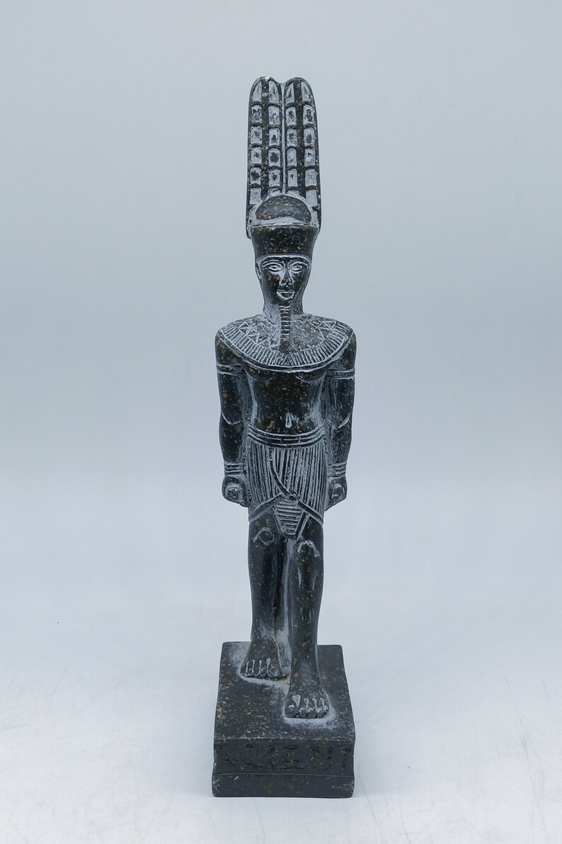 Egyptian Statue of God Amun Ra God of the Sun Wind and | Etsy