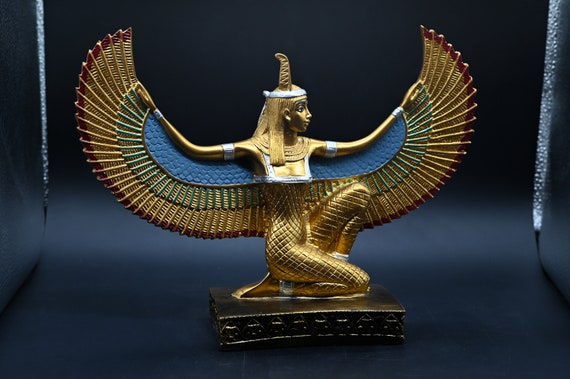 Egyptian Statue of Goddess Maat Goddess of Justice Open Wings - Etsy UK