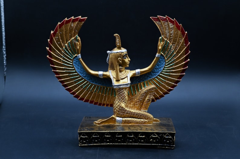 Statua egizia della Dea maat dea della giustizia Open Wings - Etsy Italia