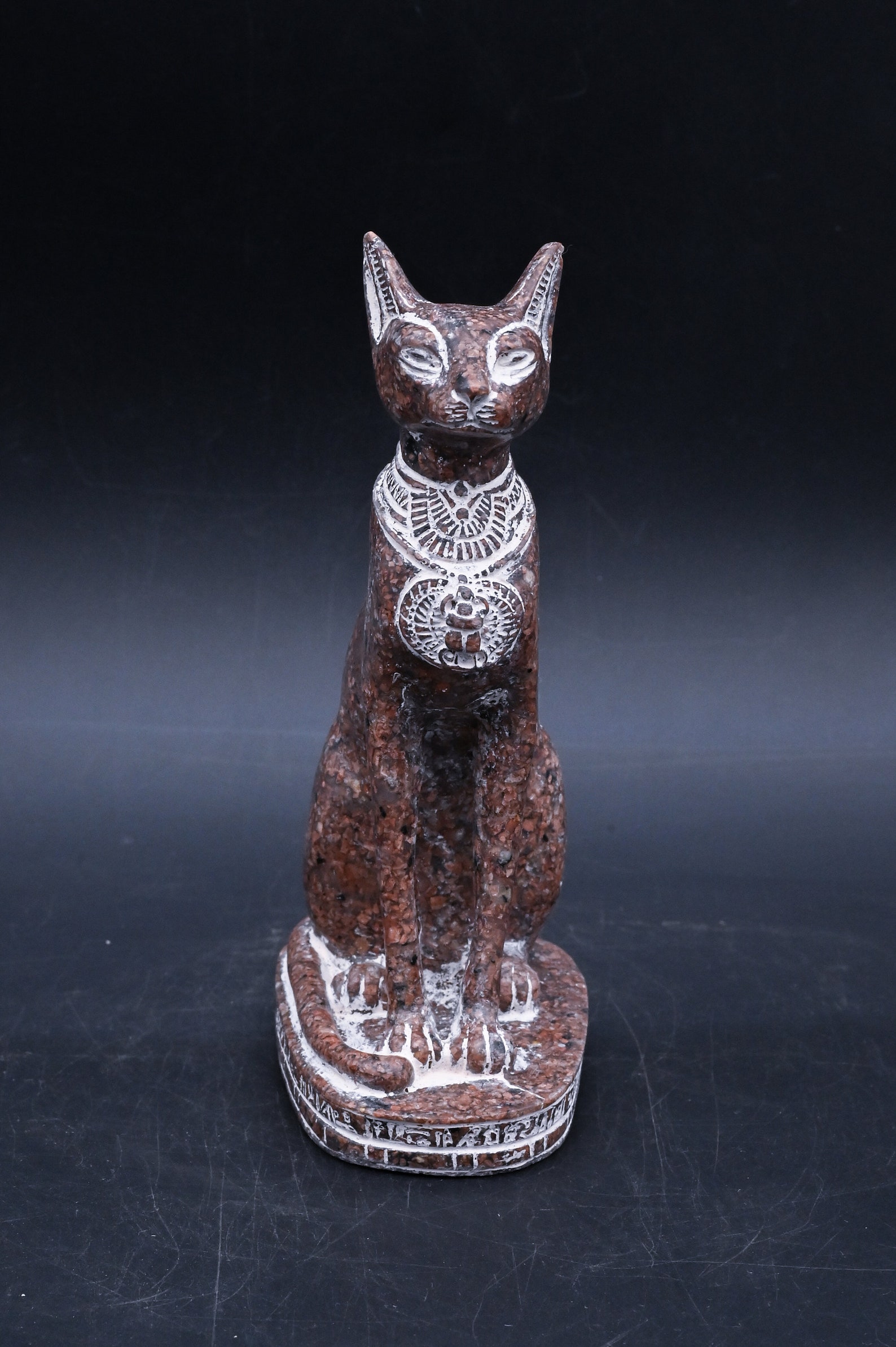 Egyptian Goddess Bastet Cat Statue Marble Stone Made in Egypt - Etsy
