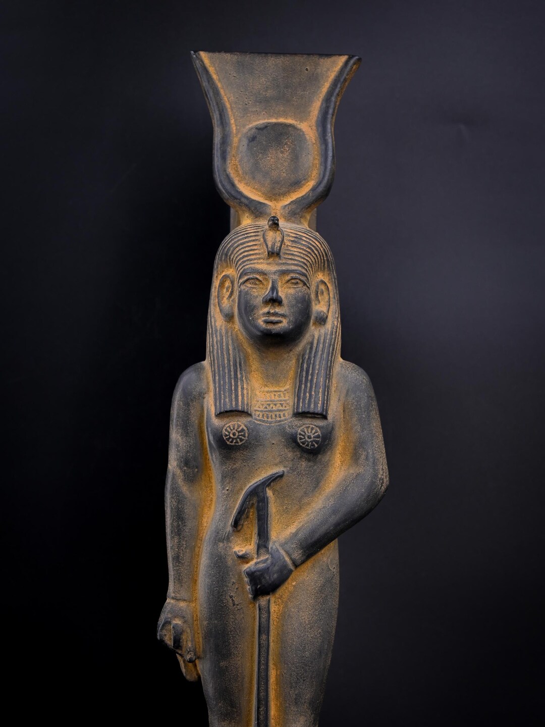 Large Hathor Statue: Egyptian Goddess of Love & Beauty - Etsy