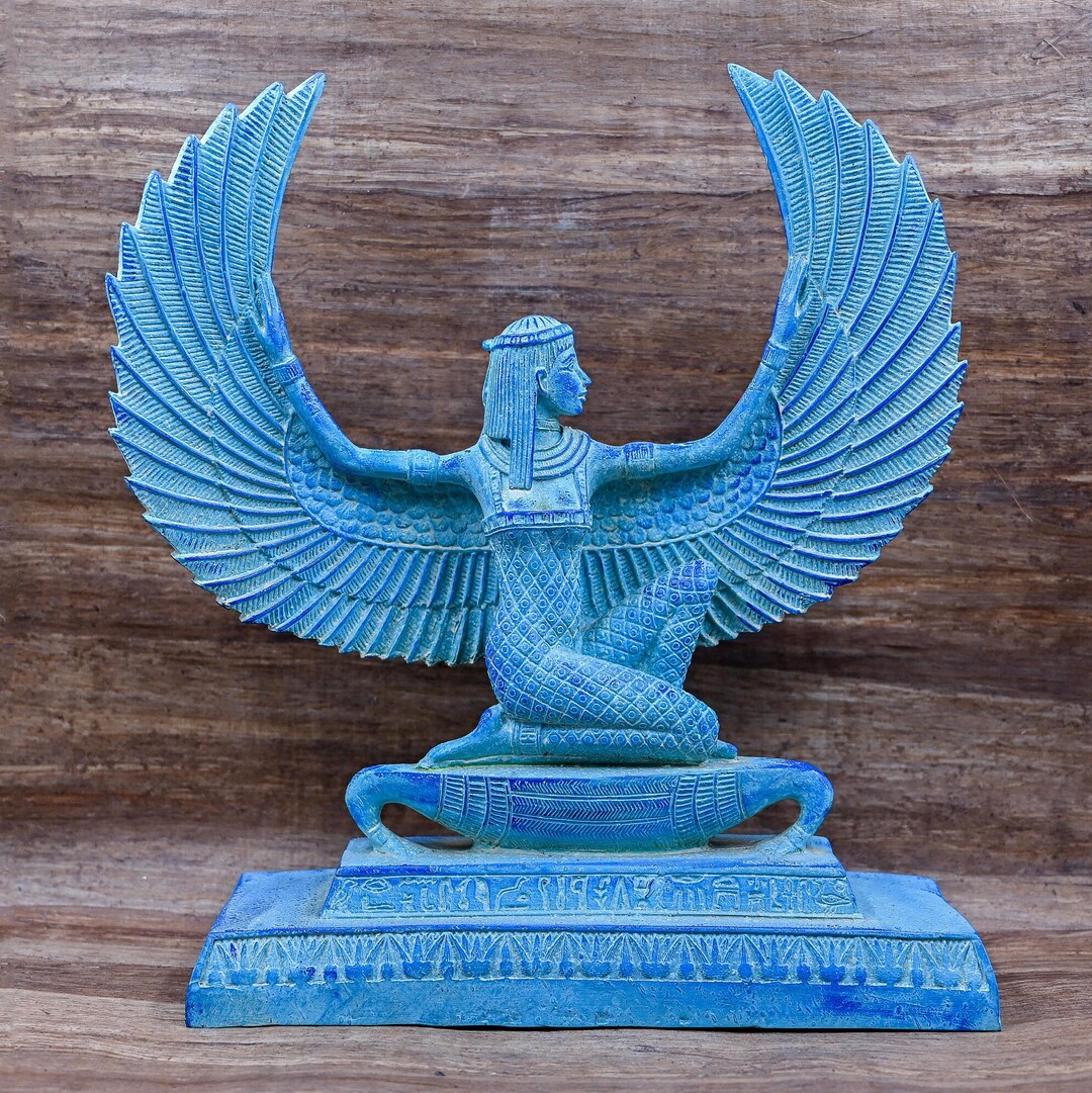 Isis Egyptian Statue of Goddess of Love Isis Large and - Etsy