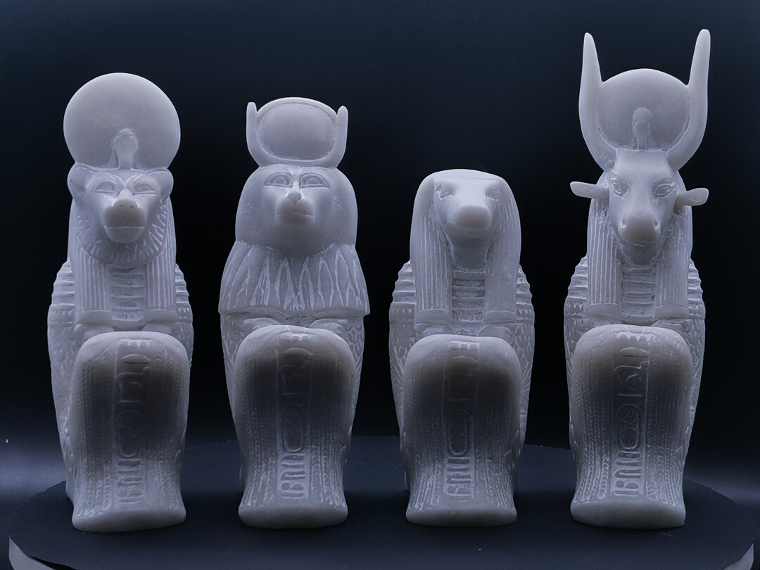 Egyptian God Statues: Sekhmet, Hapi, Hathor, Sobek - Marble Stone Decor ...
