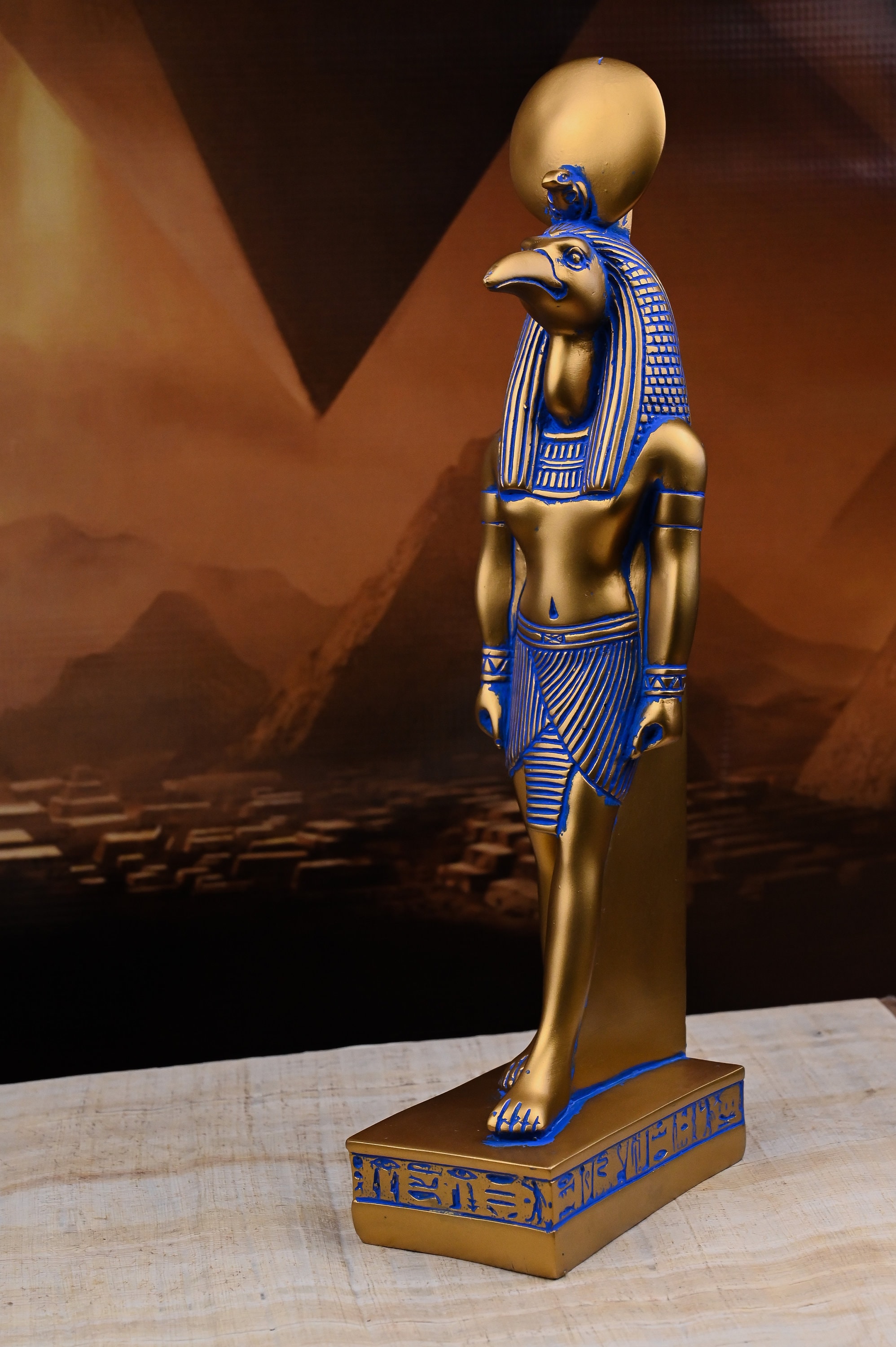 Estatua egipcia de Thoth antiguo dios egipcio De sabiduría y - Etsy México