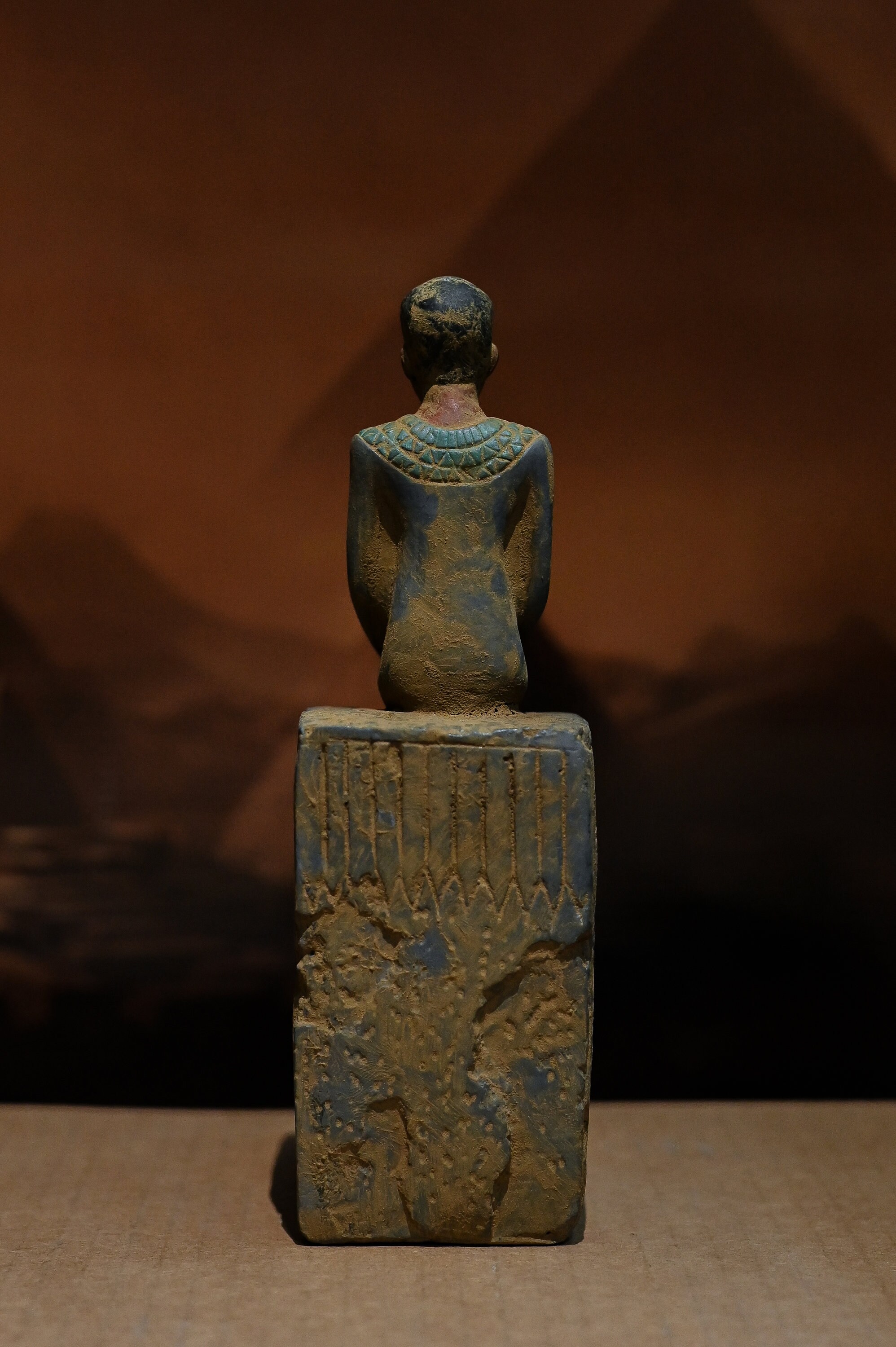 Statue of Egyptian Art Seated Statue of Imhotep God of - Etsy