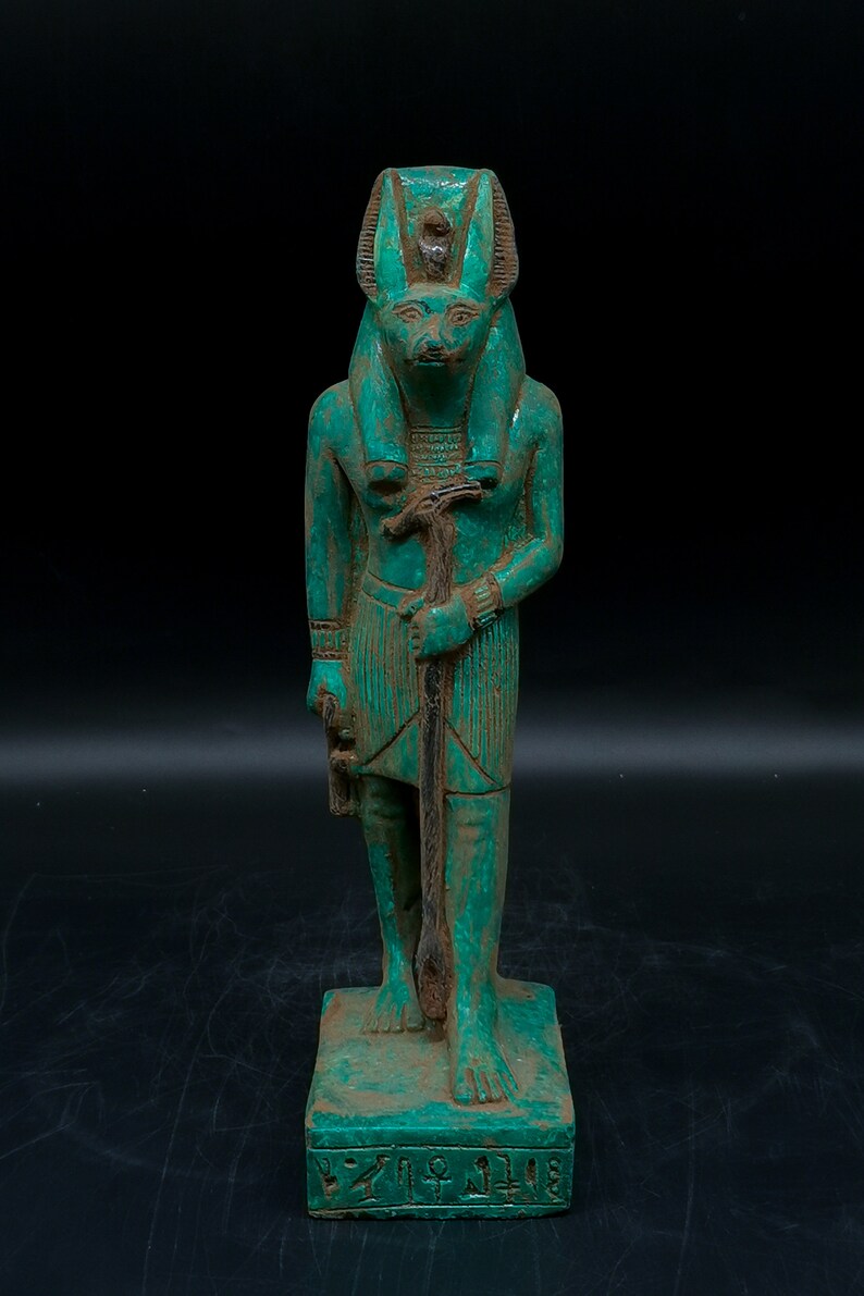 Egyptian Statue of God Anubis Standing Stone Made in Egypt - Etsy
