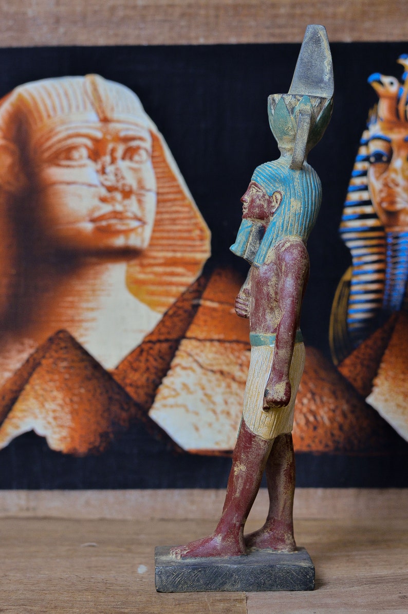 Nefertum Statue: Egyptian God of Perfume, Stone Carving - Etsy Canada