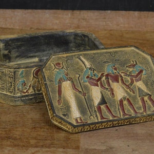 Egyptian Art Box Made of Ancient Natural Stone Made in Egypt - Etsy
