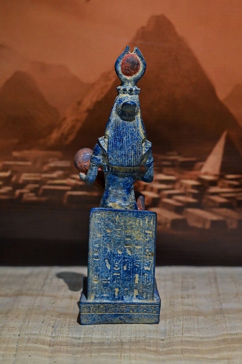 Egyptian Art Statue of Goddess Isis Breastfeeding Baby Horus - Etsy