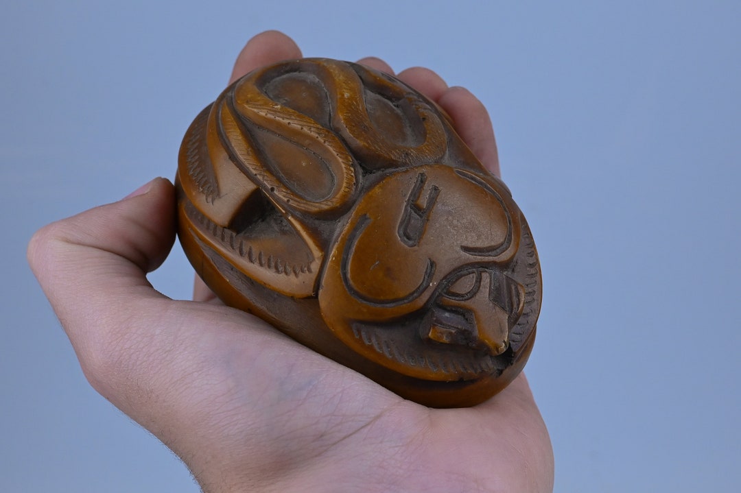 Egyptian Scarab Made of Stone, Hand-carved, Made in Egypt - Etsy