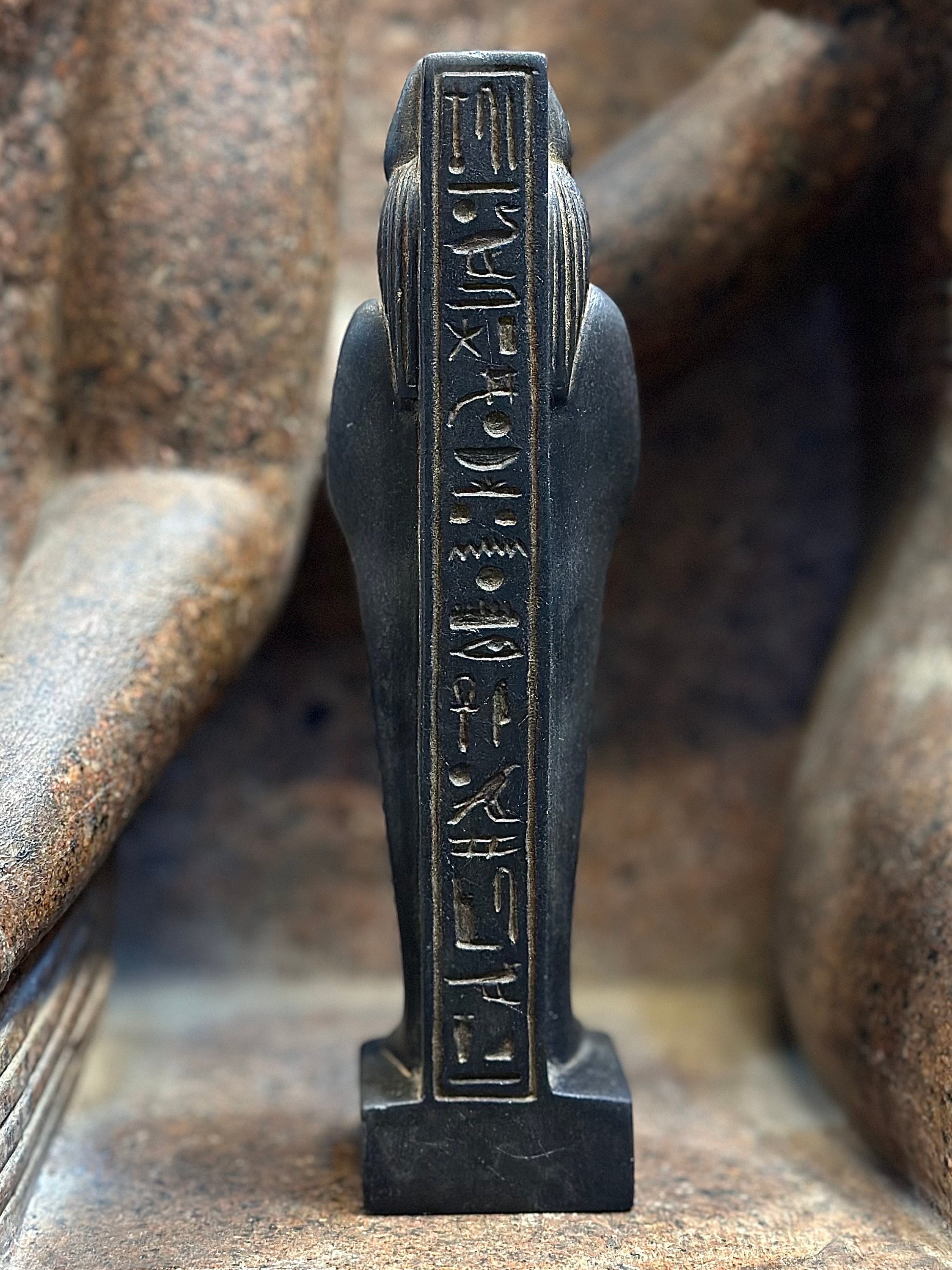 Basalt Stone Sons of Horus Statues: Egyptian Decor Set - Etsy
