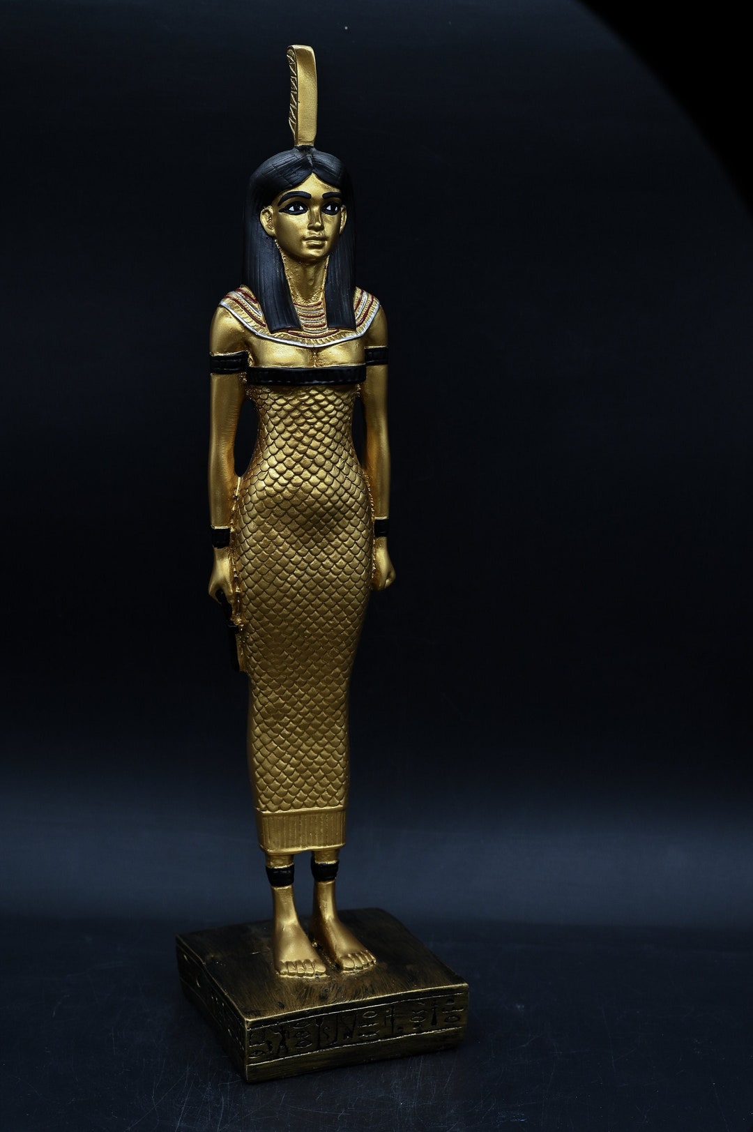 Egyptian Statue of Goddess Maat Goddess of Balance and Truth ( 2 Color ) Made in Egypt - Etsy