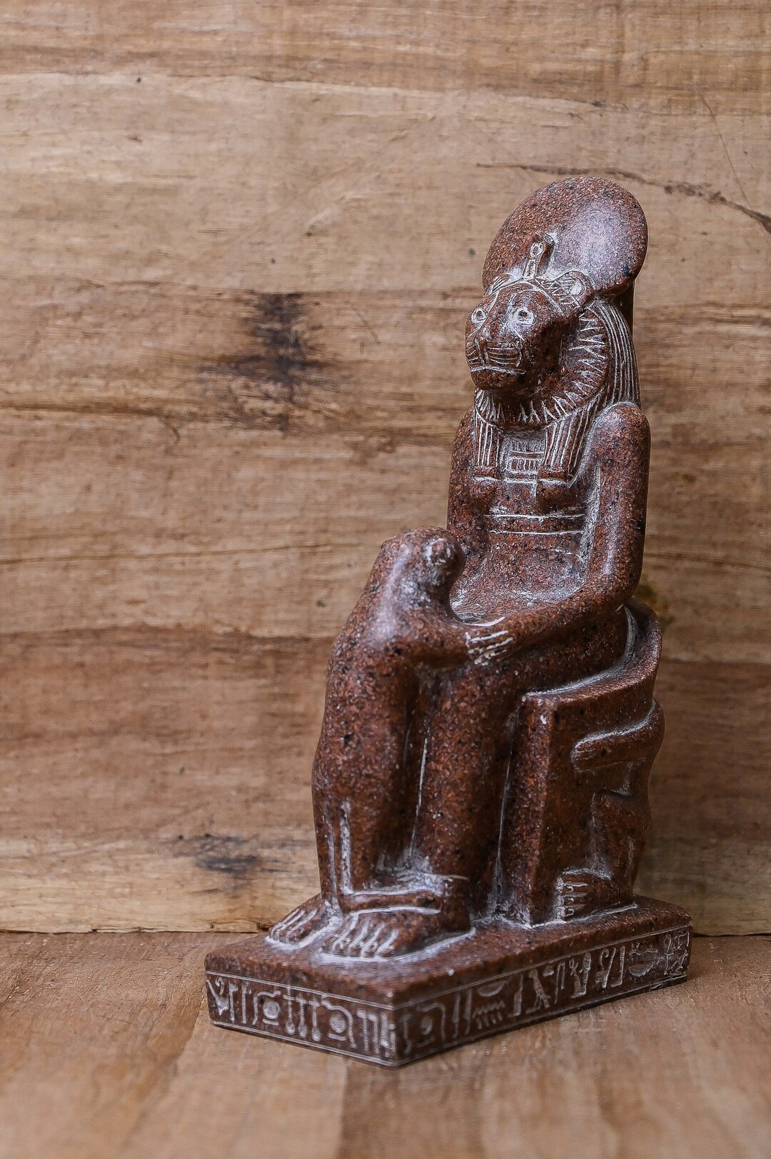 Unique Statue of Sekhmet Goddess of War Seated Figurine Made in Egypt ...