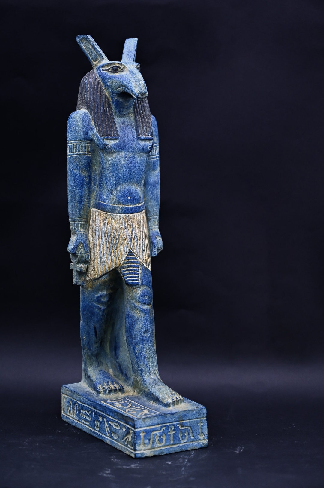 Seth Large Statue of God of War Seth Made From Heavy Stone With an ...