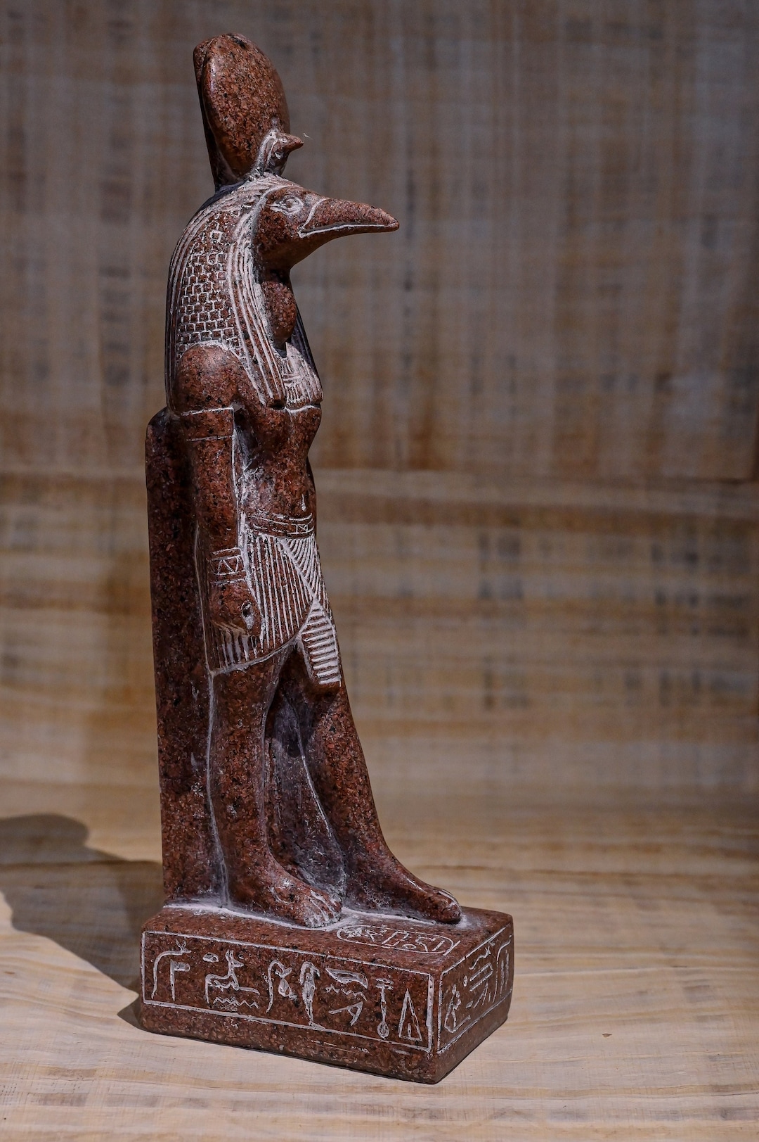 Egyptian Rare Statue of Thoth Ancient Egyptian God of Wisdom Granite ...