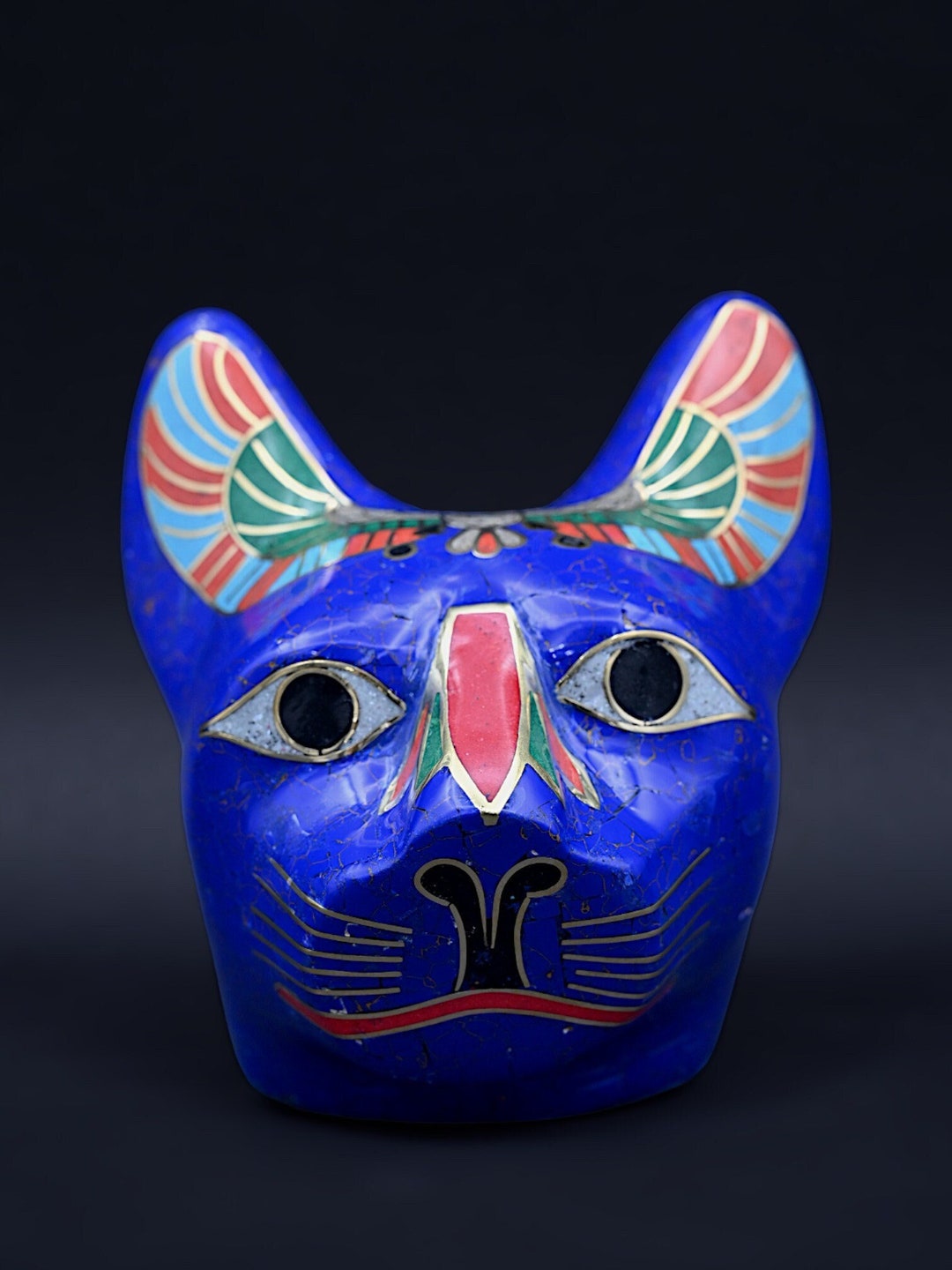 Egyptian Head of the Ancient Egyptian Cat Goddess Bastet Made - Etsy