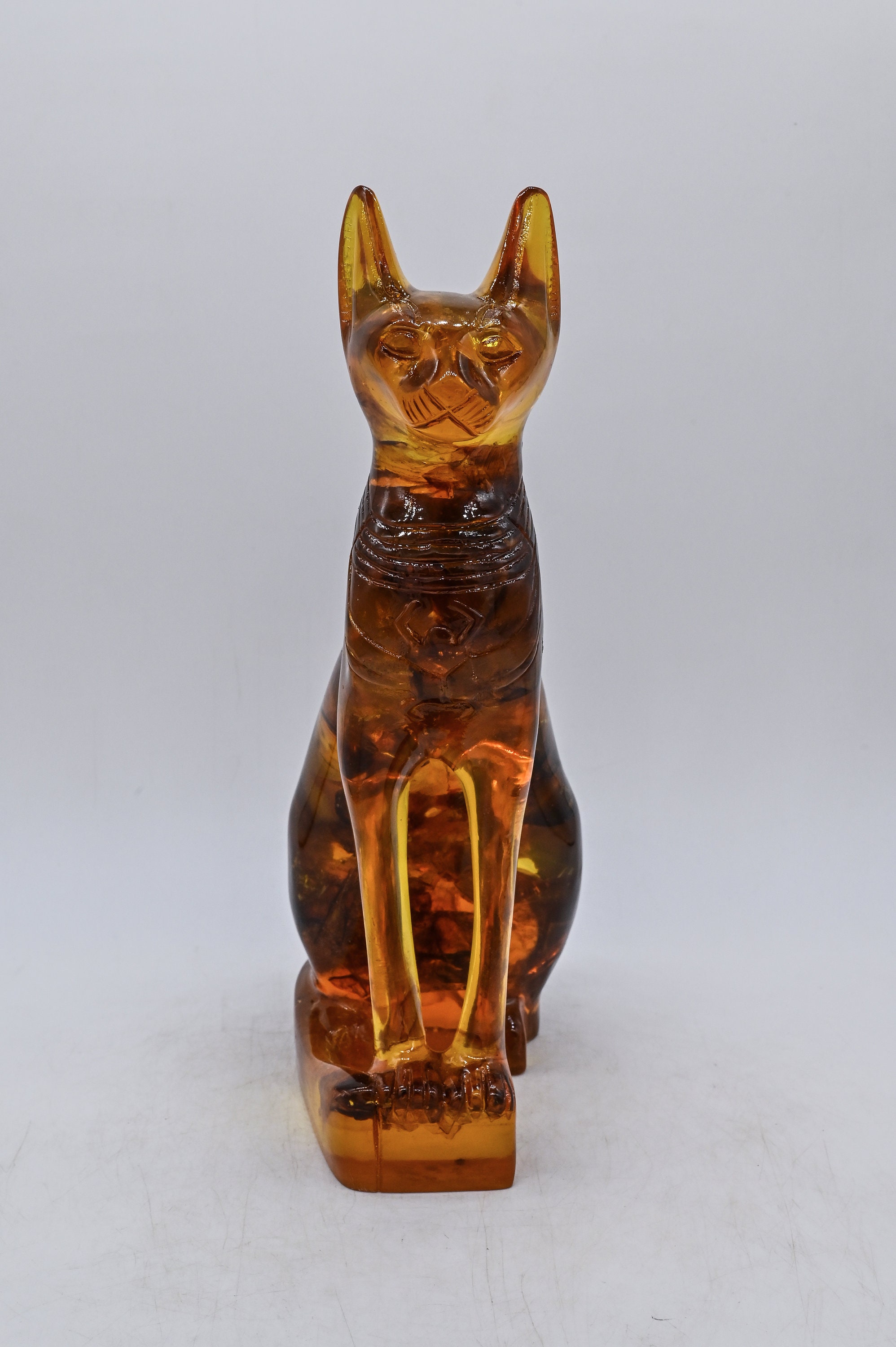 Unique Statue of Egyptian Goddess Bastet Cat Casted Resin Made - Etsy