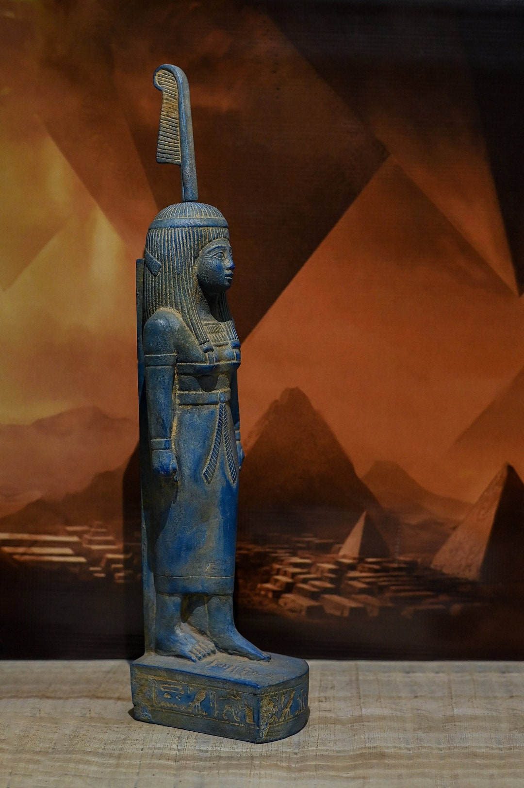 Hand Carved Statue of God Shu, God of Justice and Balance, Made of ...