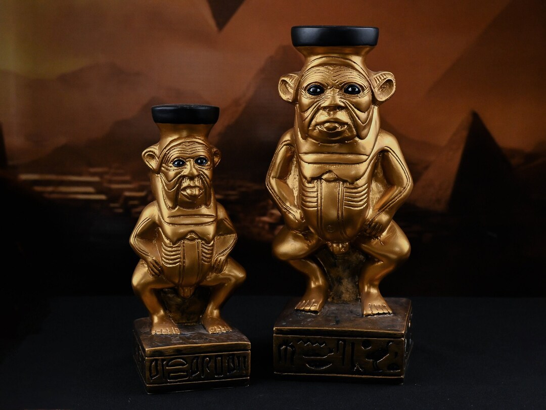 Egyptian Statue of God Bes the Dwarf Protector of Households - Etsy