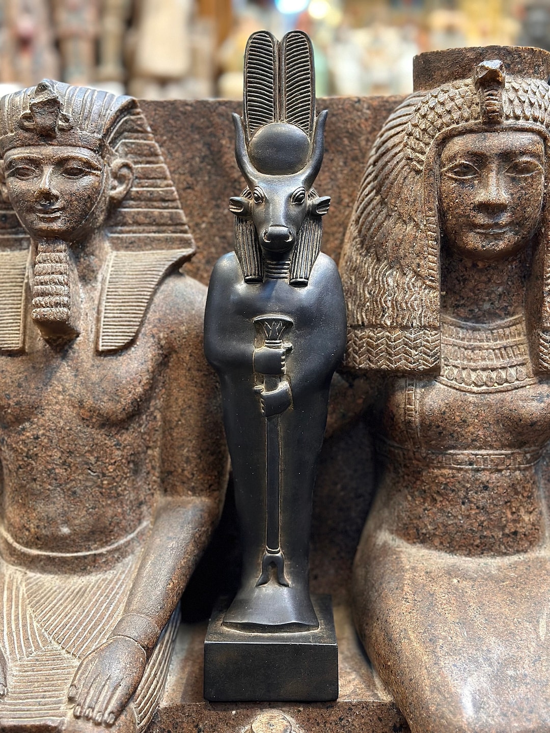 Montu Great Statue of God of War Depicted With a Human Body and a Bull ...