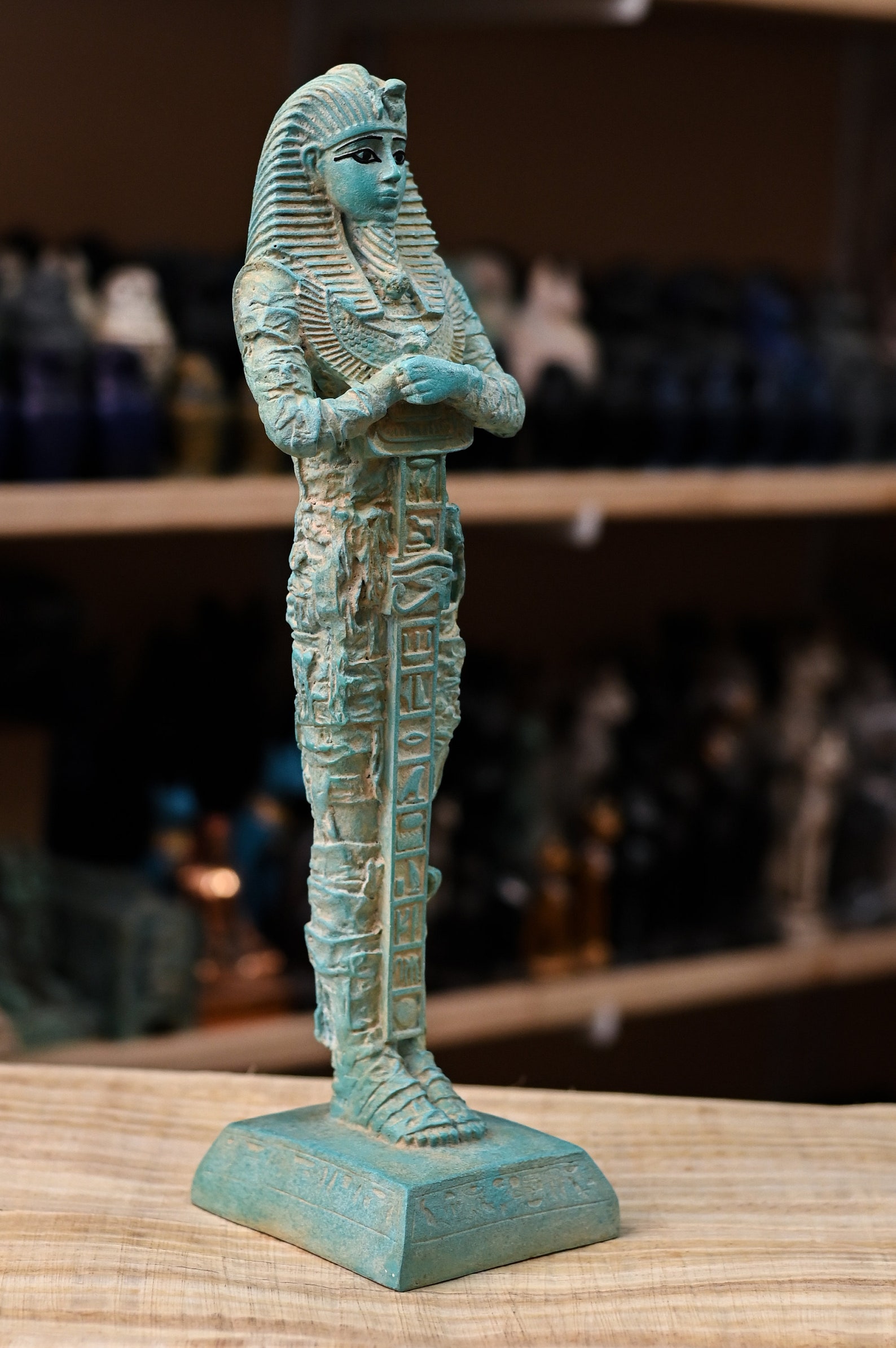 Unique Ancient Egyptian Statue of King Tutankhamun Large Statue Made in ...