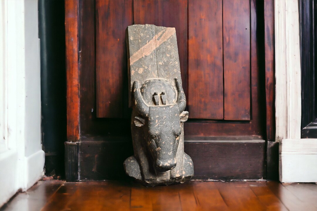 Bull Head of God Montu, God of War, the Only Identical Copy of the ...